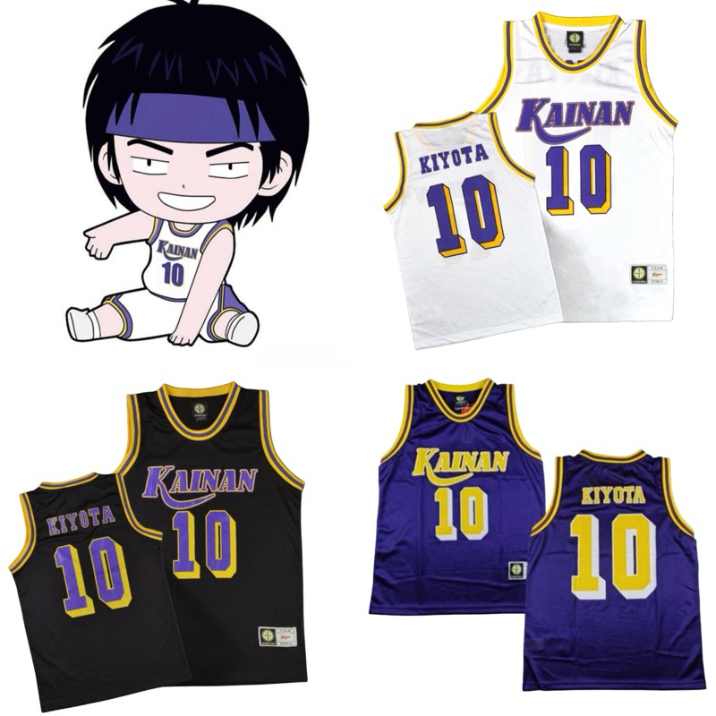 Jual JERSEY BAJU BASKET SLAM DUNK ANIME KAINAN HIGH SCHOOL 10 KIYOTA ...