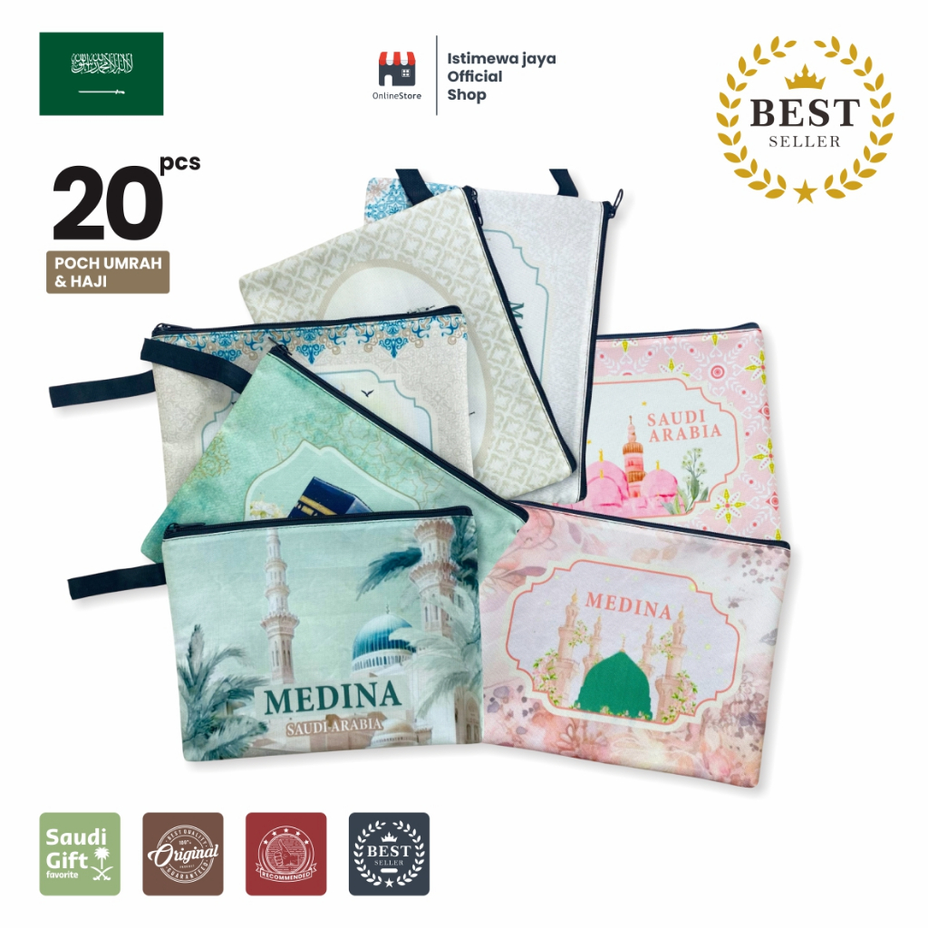 Jual Mosselline By Istimewa - 1 Kodi Tas Poch Umroh Besar Tas Kosmetik ...