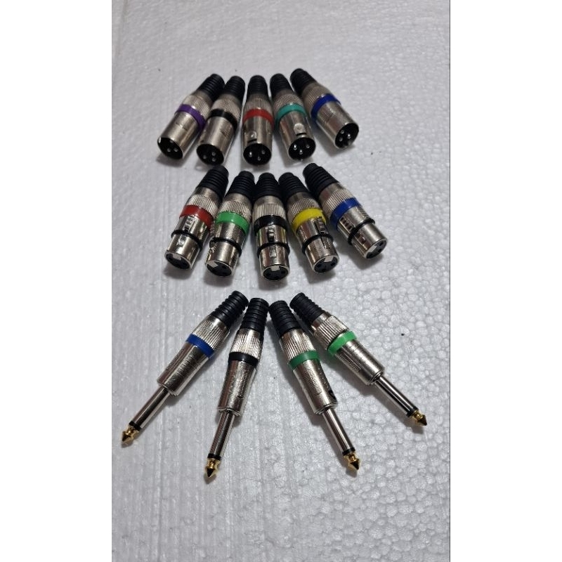 Jual CANARE JACK JEK AKAI JEK CANON SOKET CANON JACK XLR COLOKAN MIC ...