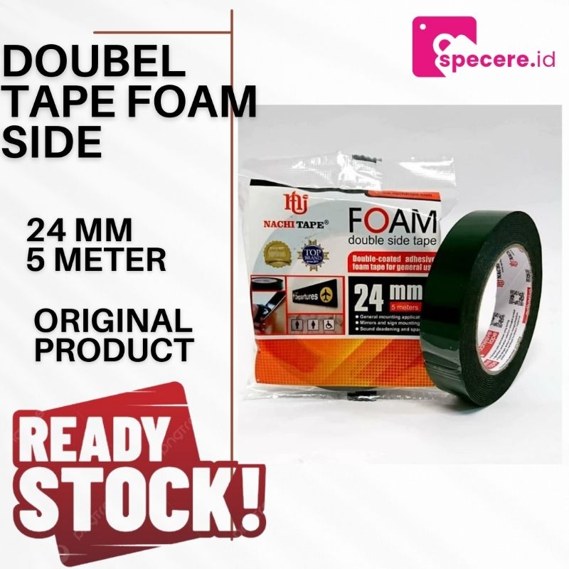 Jual Nachi double set foam double tape busa 24mm x 5 meter hijau | Shopee Indonesia
