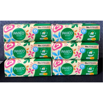 Jual GROSIR TISU PASEO GO SMART 390 SHEET 2 PLY PACK ISI 6 TISSUE ...