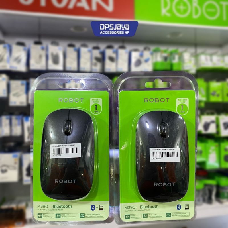 Jual Mouse Robot M390 Wireless+Bluetooth | Shopee Indonesia