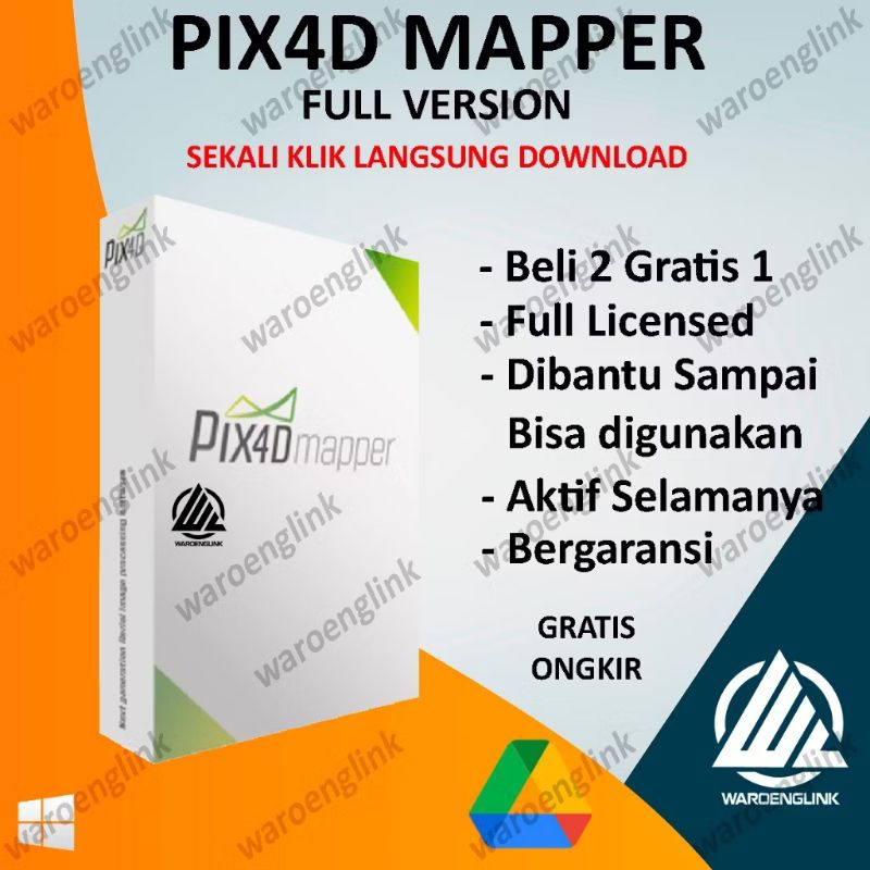 Jual Pix4dMapper terbaru Pix4d Mapper | Full Version | Video tutorial install | Shopee Indonesia