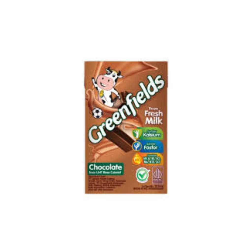 Jual [1 DUS ISI 40] GREENFIELDS DIAMOND INDOMILK SUSU UHT MILK COKLAT FULL CREAM 125ml/105ml x ...