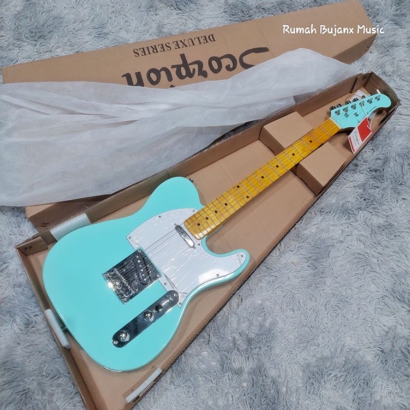 Jual Gitar Elektrik Original Scorpion ST 130 DBL (Daphne Blue) | Shopee Indonesia