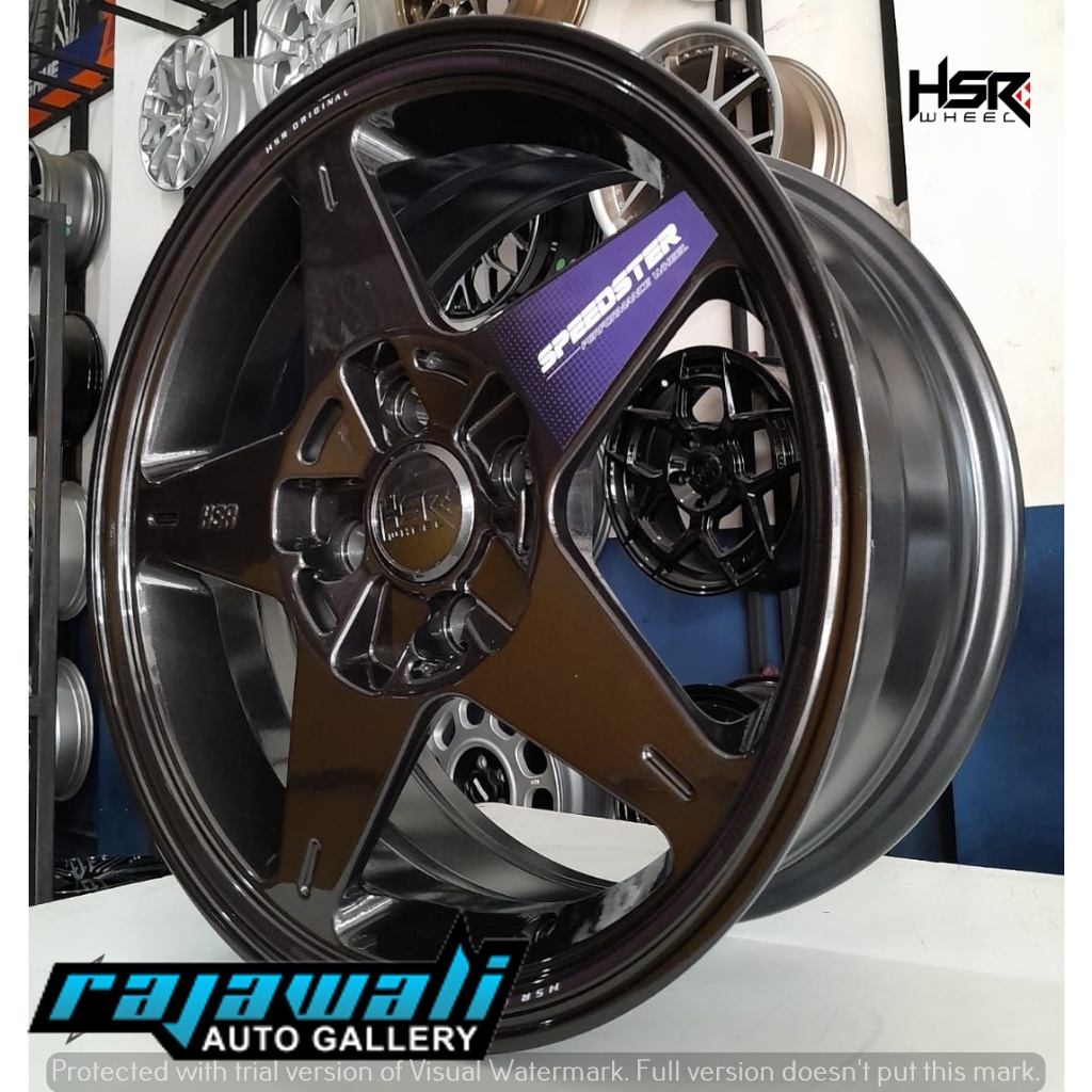 Jual VELG MOBIL PALANG 5 RING 15 HSR SPEEDTER BUAT BRIO AGYA JAZZ CALYA AYLA WULING AIR EV DLL ...