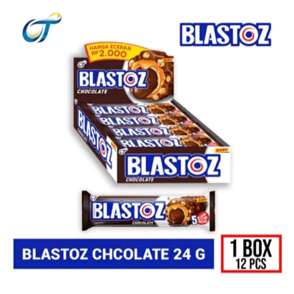 Jual BLASTOZ CHOCOLATE 24G / 1 BOX ISI 12 PCS | Shopee Indonesia