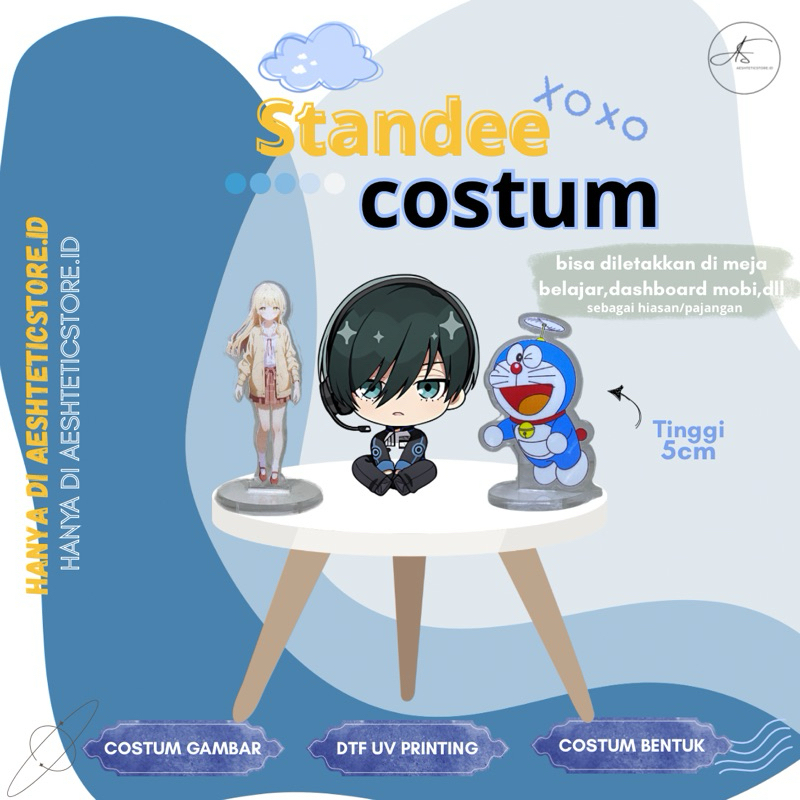 Jual [PRE ORDER]Standee akrilik/stand akrilik costum karakter | Shopee ...