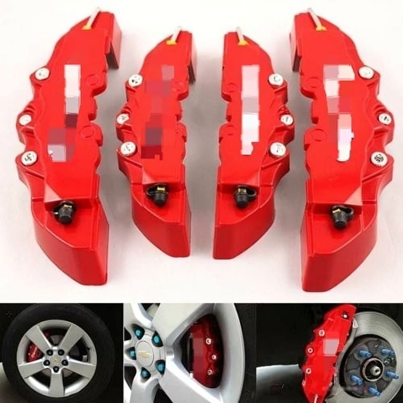 Jual Cover Rem Mobil Medium Merah Universal Berlogo Cover Rem Termurah ...