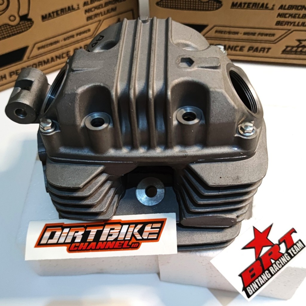 Jual HEAD BRT CRF 150 KLX 150 DTRACKER 150 TIGER GL MEGAPRO Klep Carbon ...