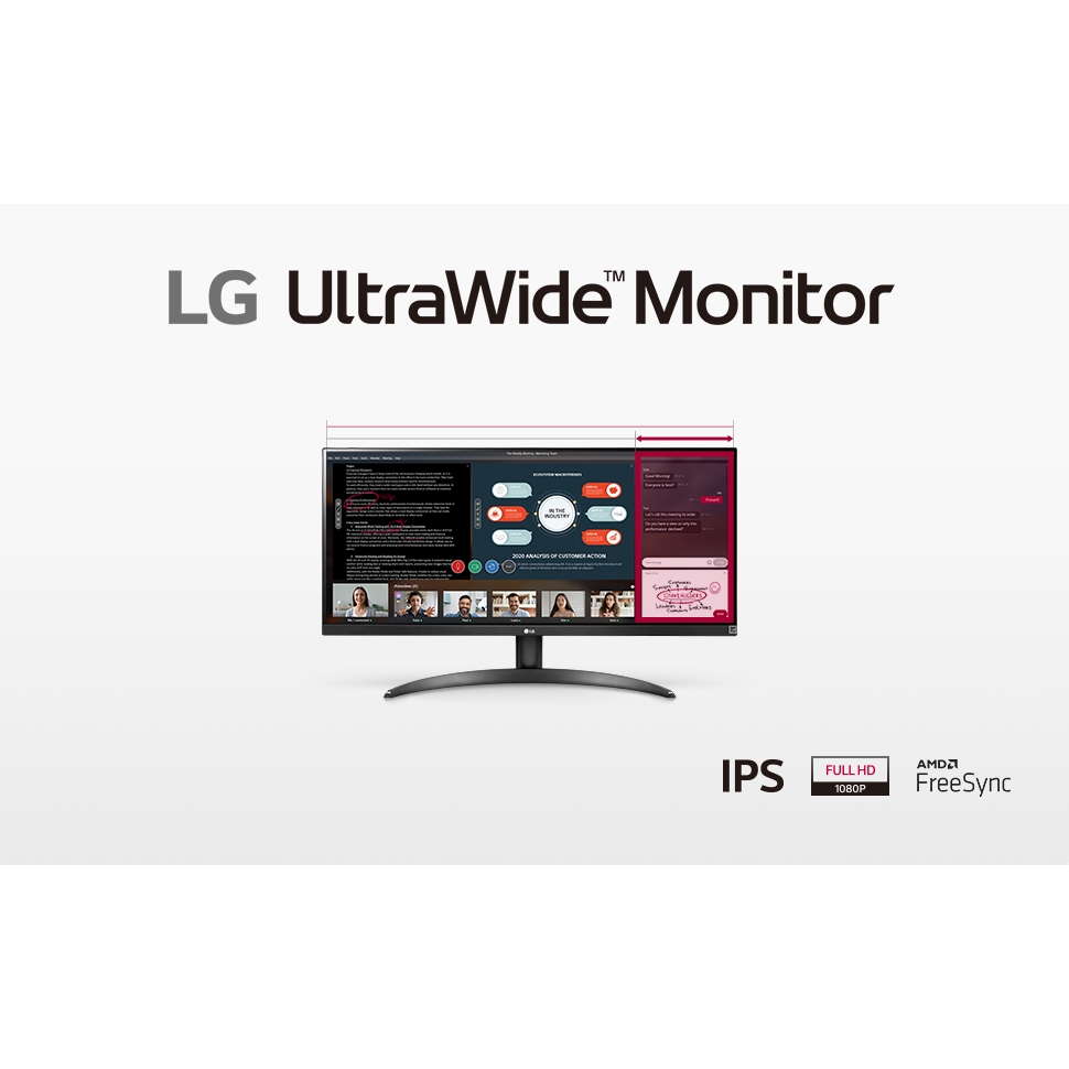 Jual Monitor LED LG 29WP500 Ultrawide 29" IPS 2560x1080 HDMI HDR10 AMD ...