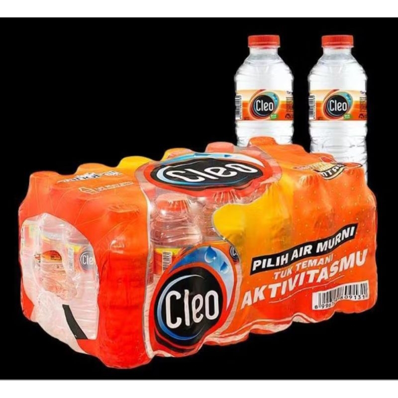 Jual Cleo Smart Botol Mini 220 ml Air 1 Pack isi 24 Botol | Shopee Indonesia