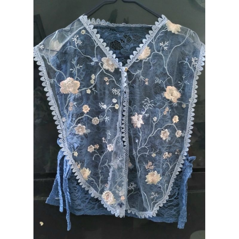 Jual Vest Brokat Vest Motif Bunga Vest Bunga Brukat Vest Tile Brokat ...