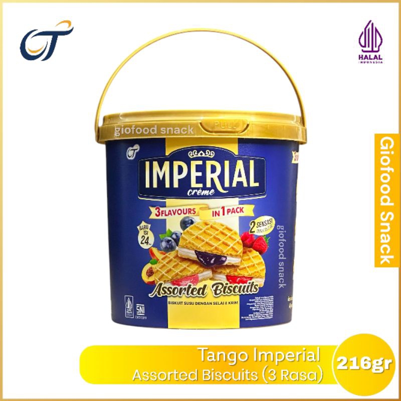Jual Tango IMPERIAL Creme [Baru] Assorted Biscuits - Biskuit Susu Selai ...