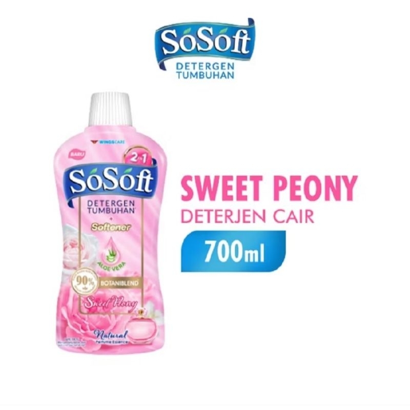Jual Sosoft Deterjen Cair Sabun Cuci 700ml | Shopee Indonesia