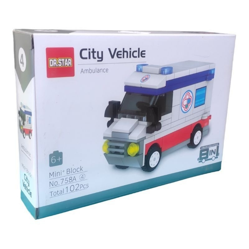 Jual MAINAN EDUKATIF ANAK MOBIL RAKIT BRICK CITY CARS MOBIL DIY TOYS ...