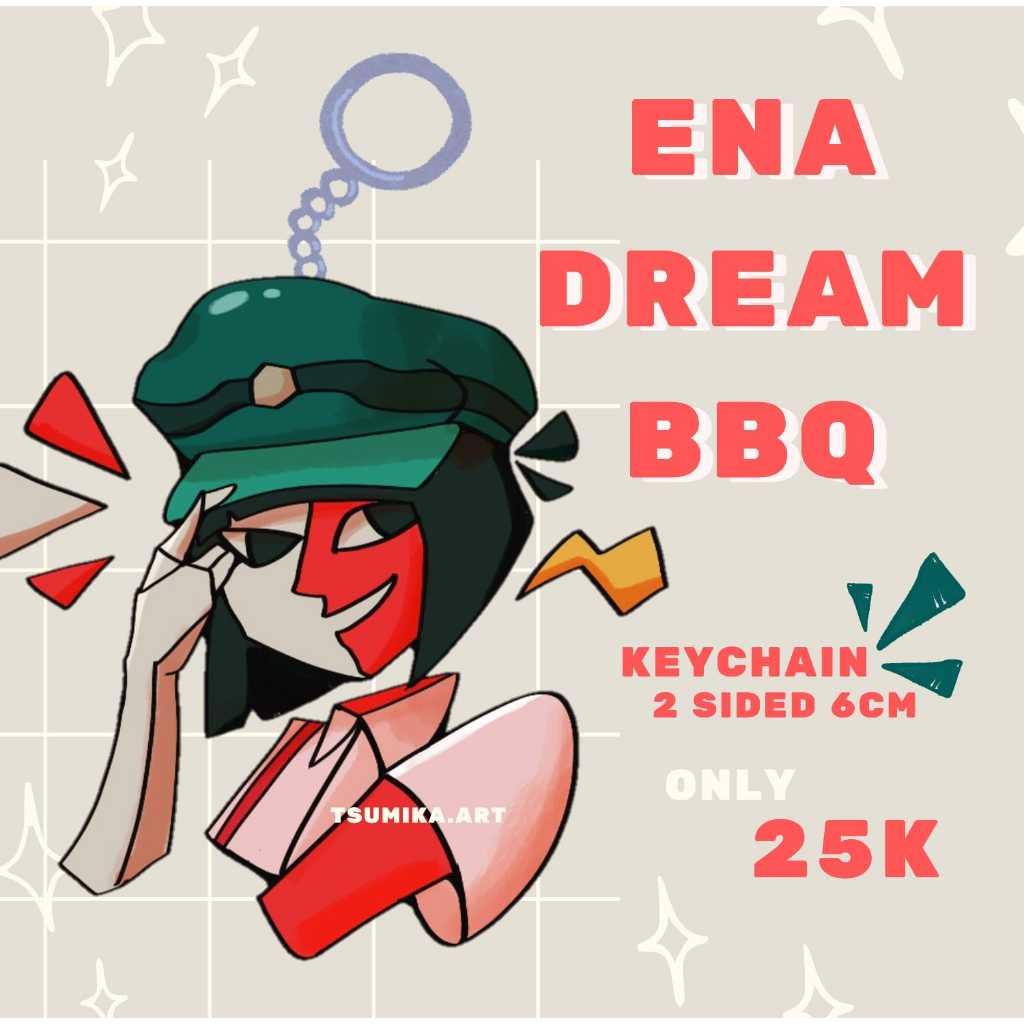 Jual [FANMERCH] ENA DREAM BBQ KEYCHAIN | Shopee Indonesia