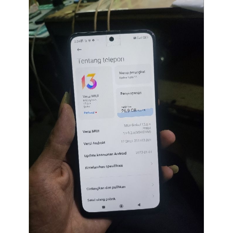 Jual mesin redmi note 11 6/128gb Normal | Shopee Indonesia