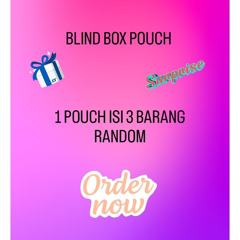 Jual Blind Box pouch random | Shopee Indonesia