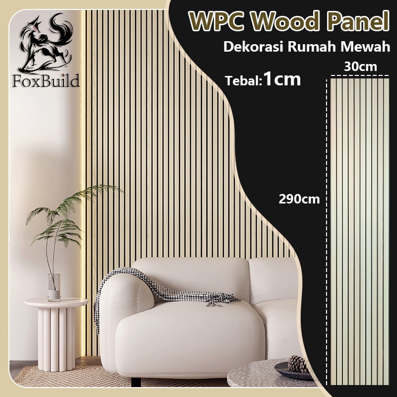 Jual Wood Panel WPC / Wood panel Dekorasi Rumah Mewah / Wall panel Panel Dinding Kayu Dekoratif ...