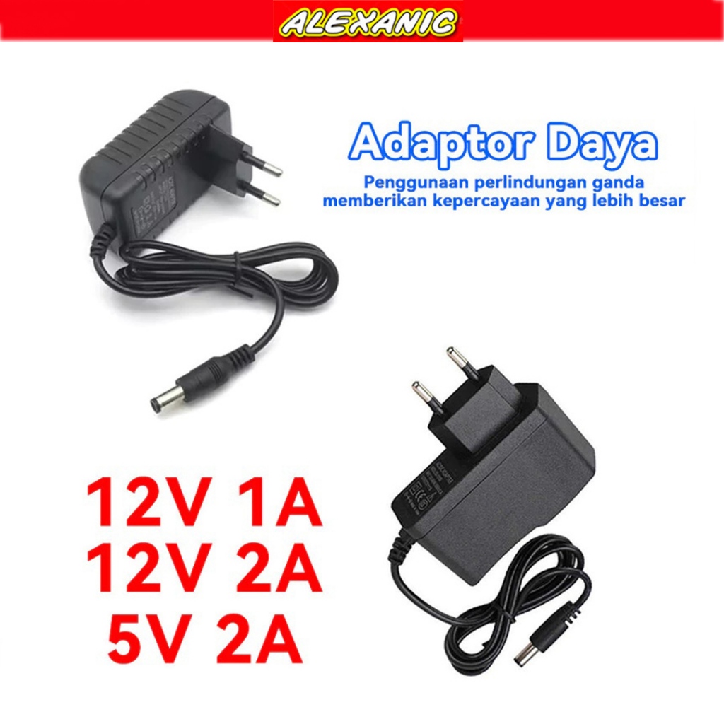 Jual Adaptor DC 12V 1A | Adaptor 12V 2A | Adaptor 5V 2A | Adaptor Adapter Power Supply Universal ...