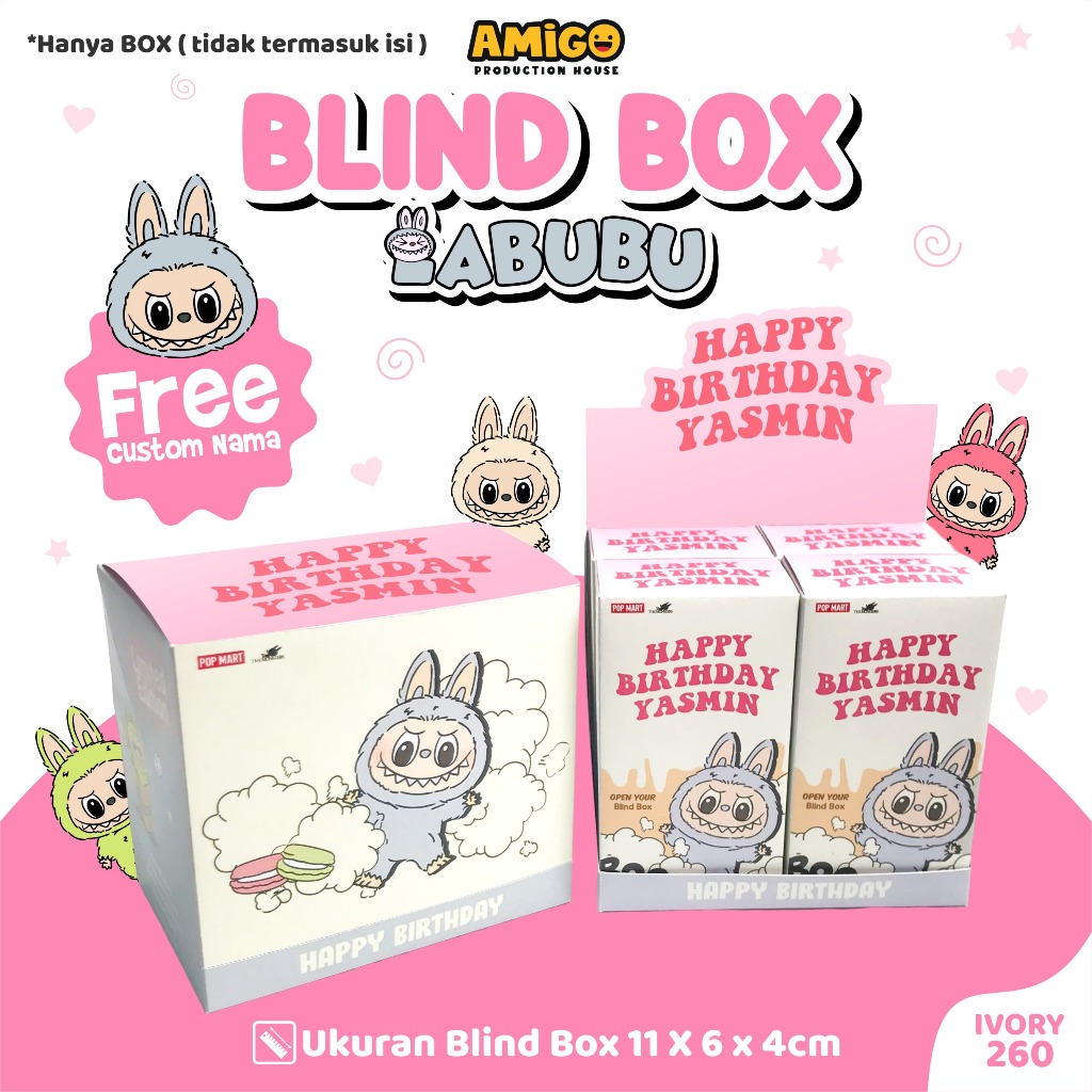 Jual CUSTOM BLIND BOX LABUBU / SANRIO / POWER PUFF GIRL CRY BABY ...