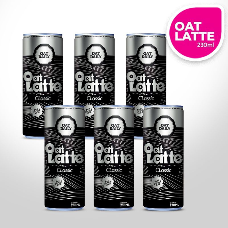 Jual OAT DAILY Coffee Oat Latte Classic (6pcs) - Minuman Kaleng 230ml ...
