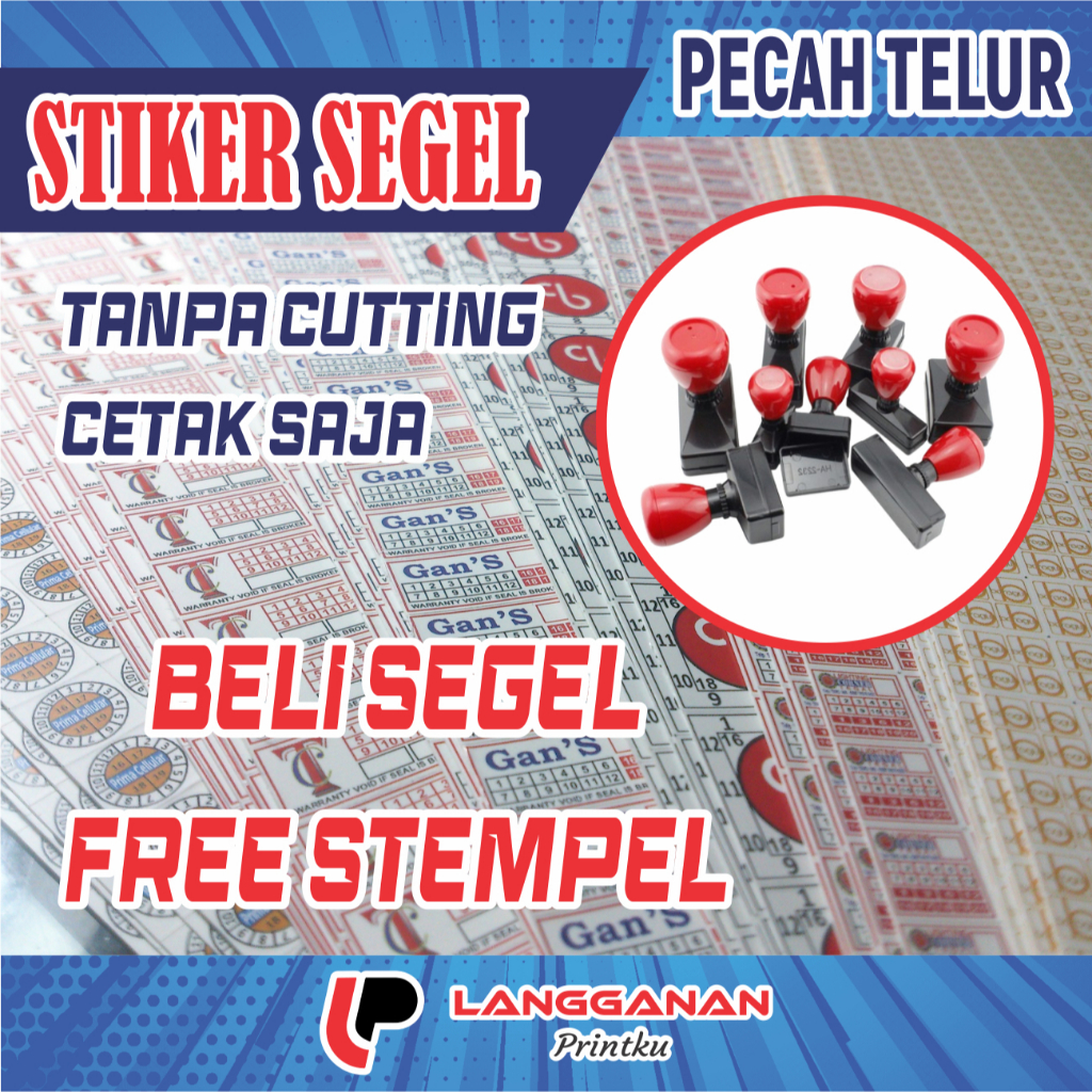 Jual Sticker Segel Garansi Pecah Telur HQ (Belum Tercutting/Terpotong ...