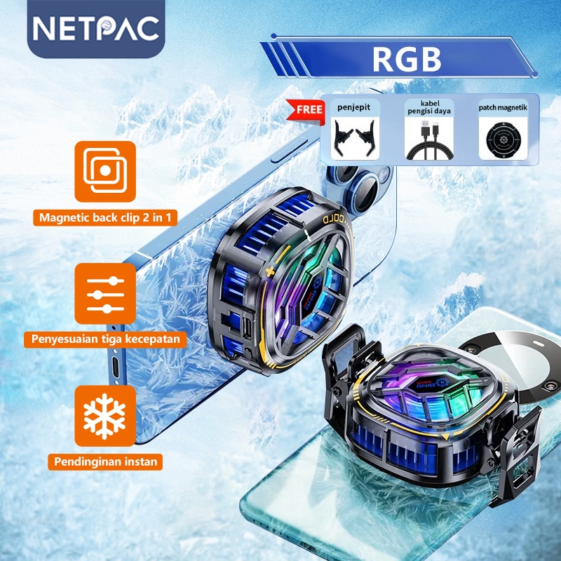 Jual NETPAC Funcooler X76 Fan Cooler HP Pendingin HP Tablet Cooling Fan ...