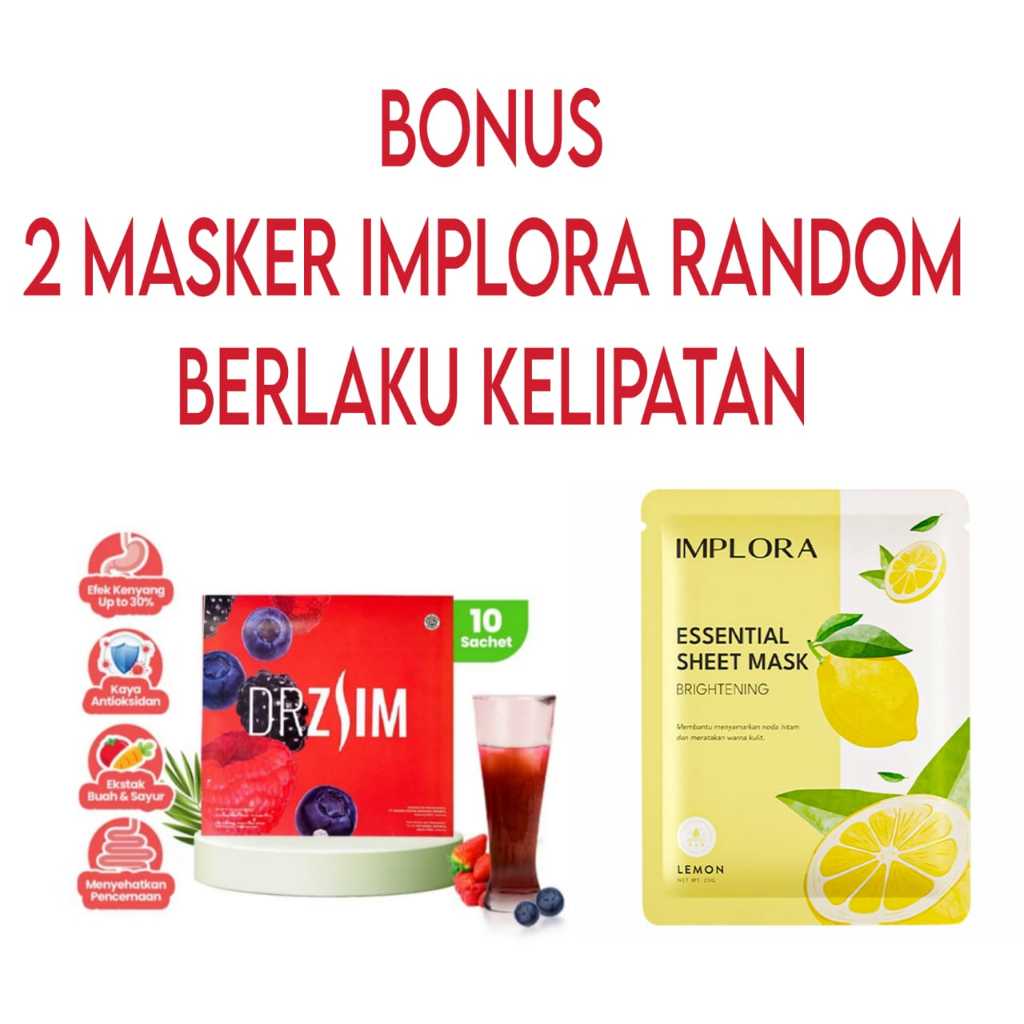 Jual DRZLIM detox fiber zlim - 10 SACHET | minuman slim diet pelancar ...