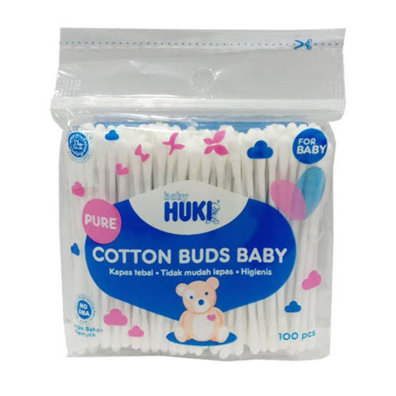 Jual HUKI CUTTON BUDS 100pcs | Shopee Indonesia