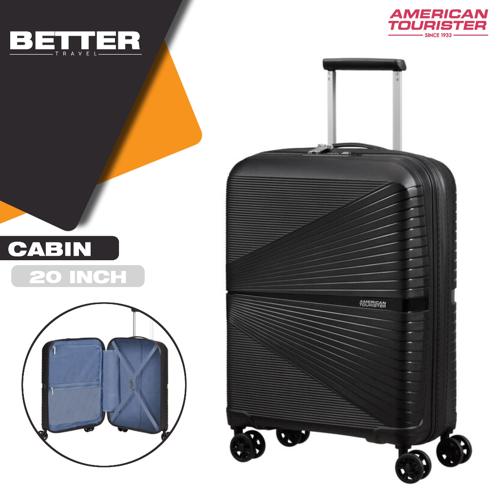 Jual AMERICAN TOURISTER koper 20 inch super ringan cabin hardcase tsa ...