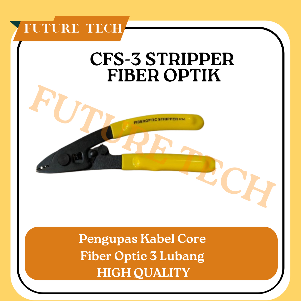 Jual Fiber Optic Stripper 3 Hole Bosi Tools Tang Kupas Potong Fiber ...