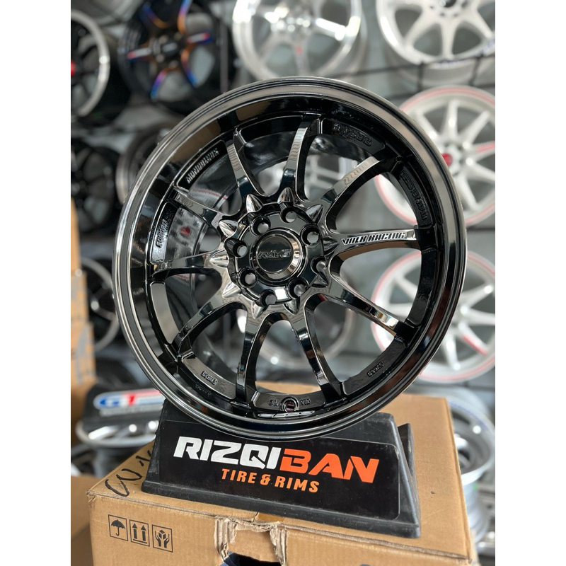 Jual velg ce28 r16 black chrome lebar 7 et40 kondisi baru | Shopee Indonesia