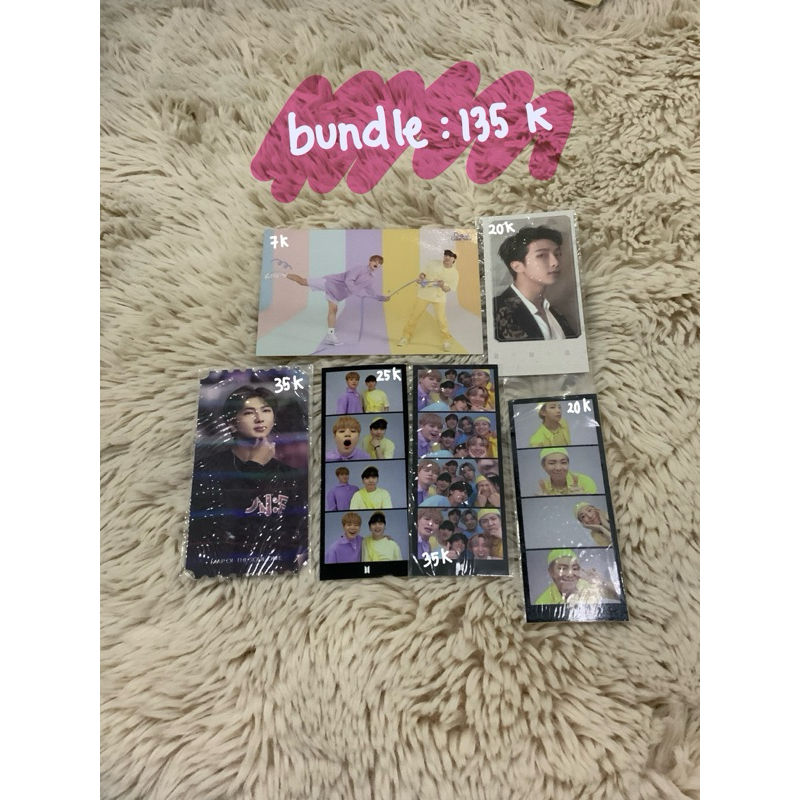 Jual Official Map of the Soul Ticket, Photobooth Dday Festa, Postcard ...