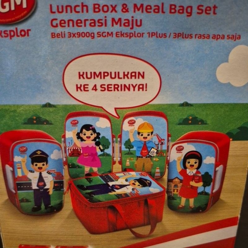 Jual SGM Lunch Box & Meal Bag Set Kotak Makan dan Tempat Makan Sendok ...