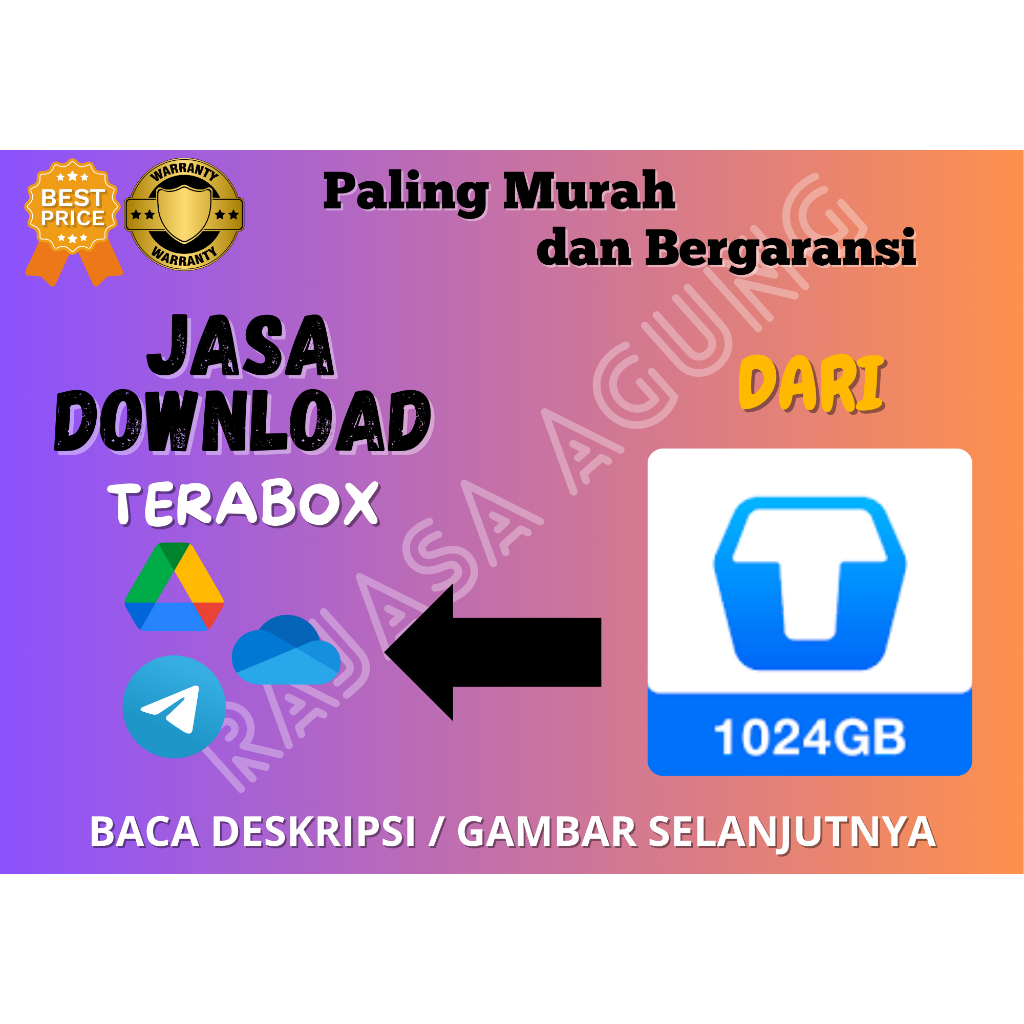 Jual (100 MB)Jasa Download atau convert link apapun dari Terabox ke ...