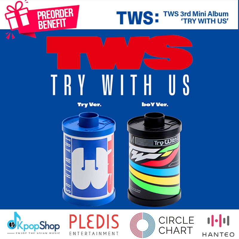 Jual [READY] TWS - TRY WITH US 3rd Mini Album + POB [SEALED] [ORIGINAL KPOP ALBUM] | Shopee ...