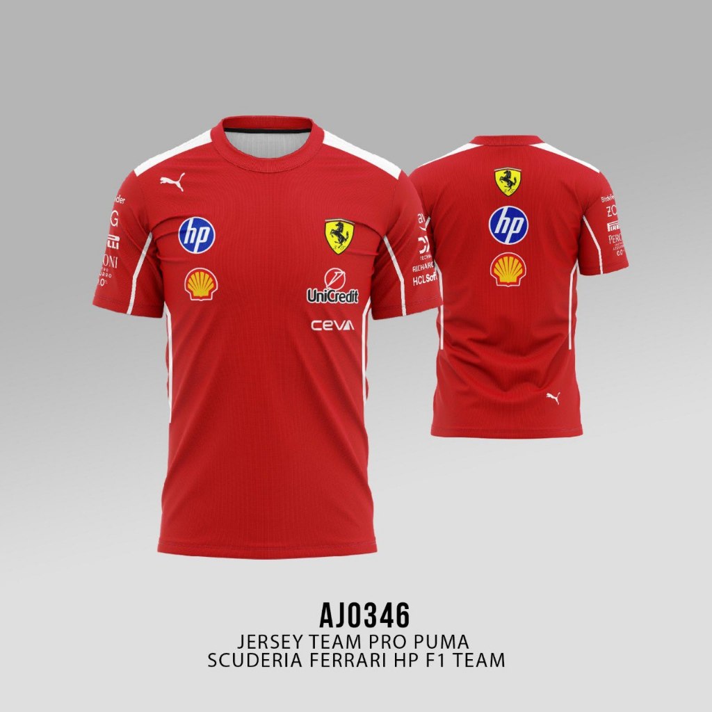 Jual Jersey Baju F1 2025 Formula One SCUDERIA FERRARI HP 1 Team 2025 ...