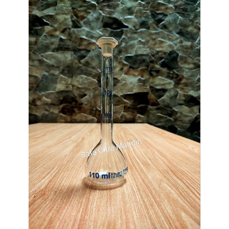 Jual Labu Ukur 100-110ml /Volumetric Flask 100-110 Pyrex | Shopee Indonesia