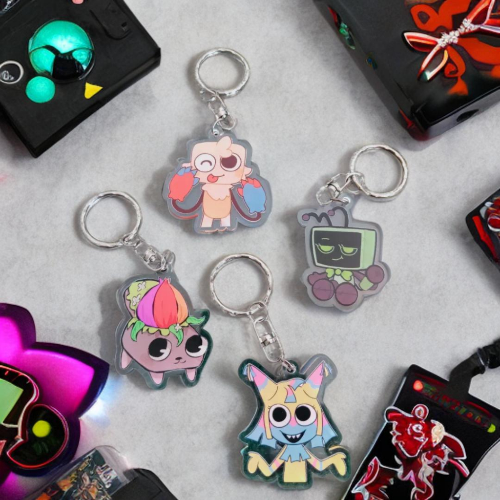 Jual DANDYS WORLD Roblox Gantungan Kunci Akrilik 2 Sisi depan belakang ...