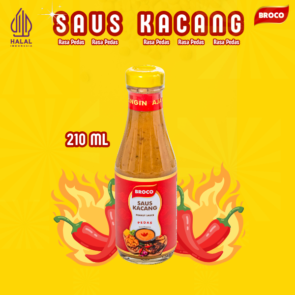 Jual BrocoFood Saus Kacang Rasa Pedas - Bumbu Masak Instant - Kemasan ...