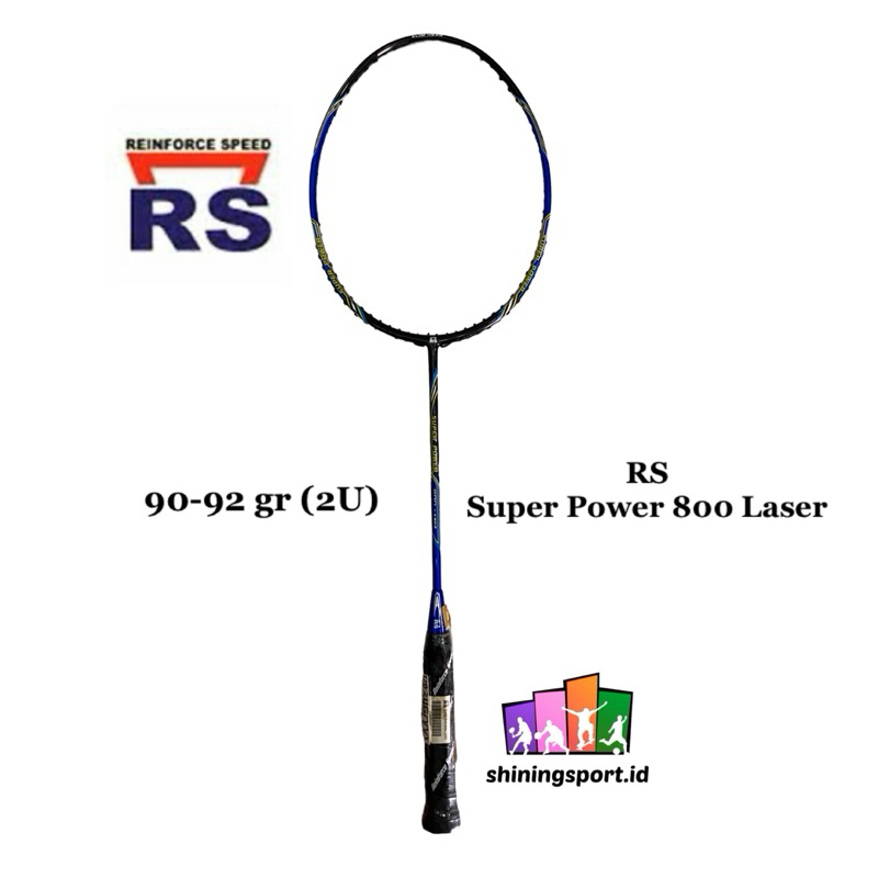 Jual Raket Badminton RS Super Power 800 Laser (+ FREE TAS DOUBLE ...