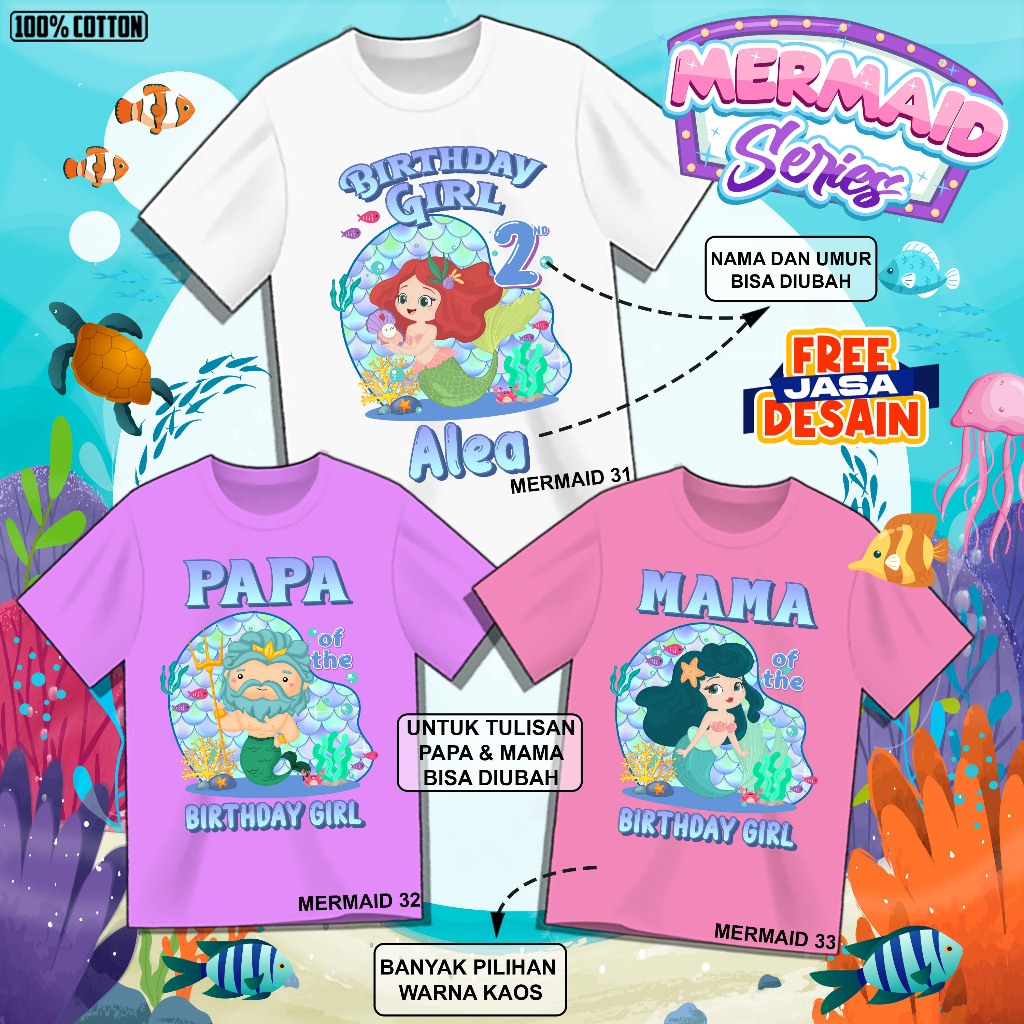 Jual kaos ulang tahun anak kaos ulang tahun couple family kaos ultah ...