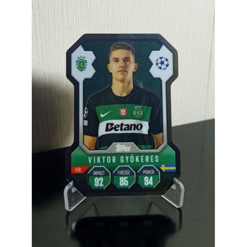 Jual Topps Champion League,Viktor Gyokeres,Soccer Card | Shopee Indonesia