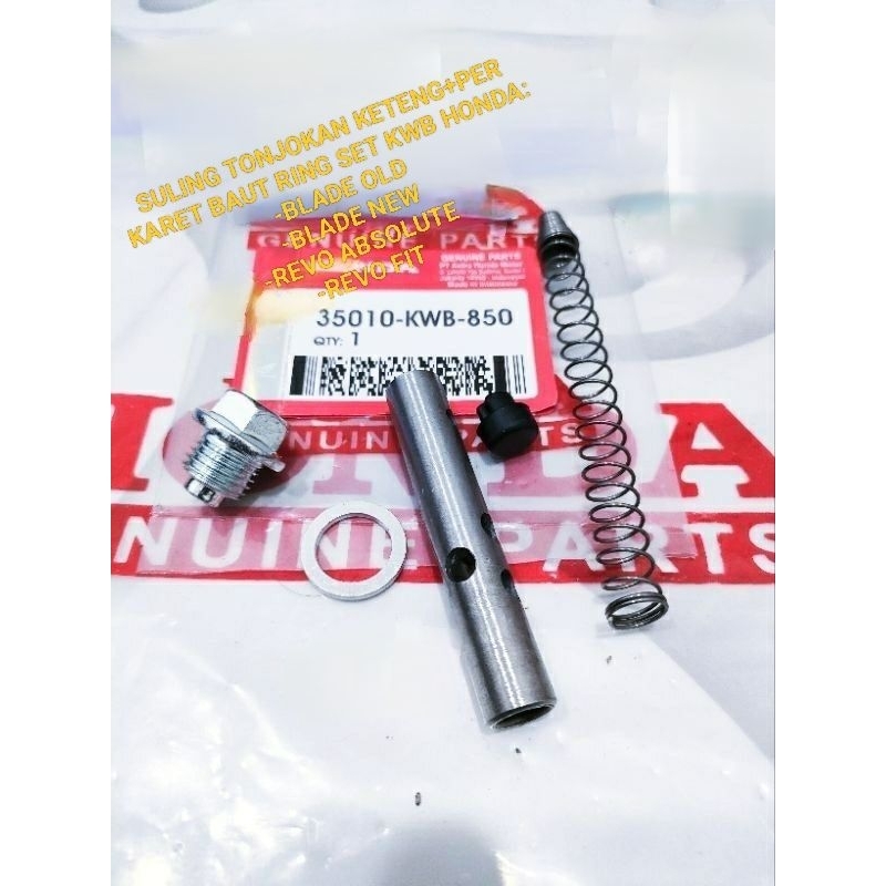 Jual TONJOKAN SULING KETENG KARET PER BAUT SET KWB HONDA BLADE OLD REVO ABSOLUTE BLADE NEW REVO ...