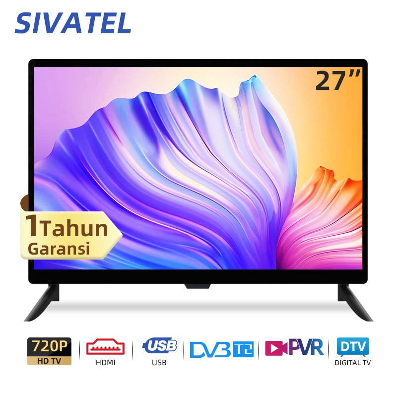Jual Sivatel TV LED Digital 28/27/22/24/25/26 inch FHD Ready Televis ...