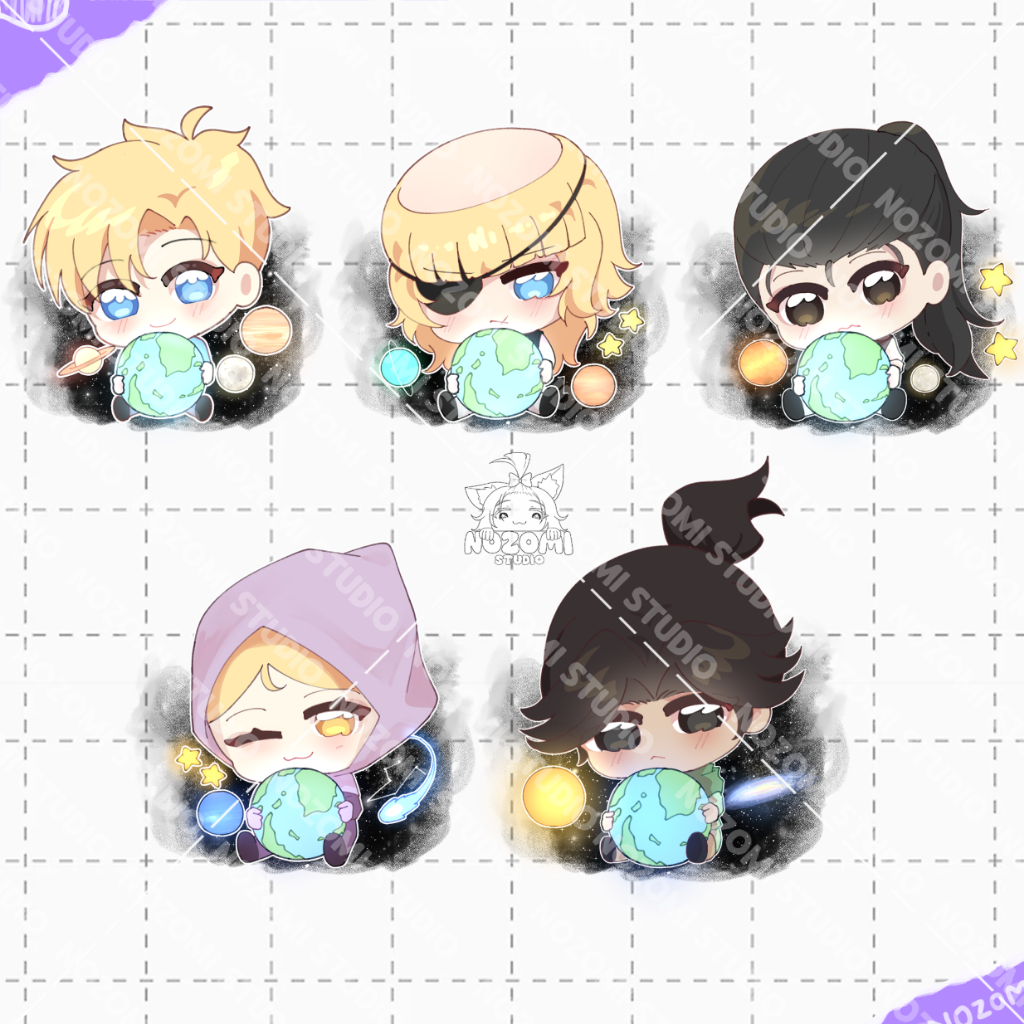 Jual Ganci / Gantungan Kunci / Keychain Akrilik ORB: THE MOVEMENTS OF ...