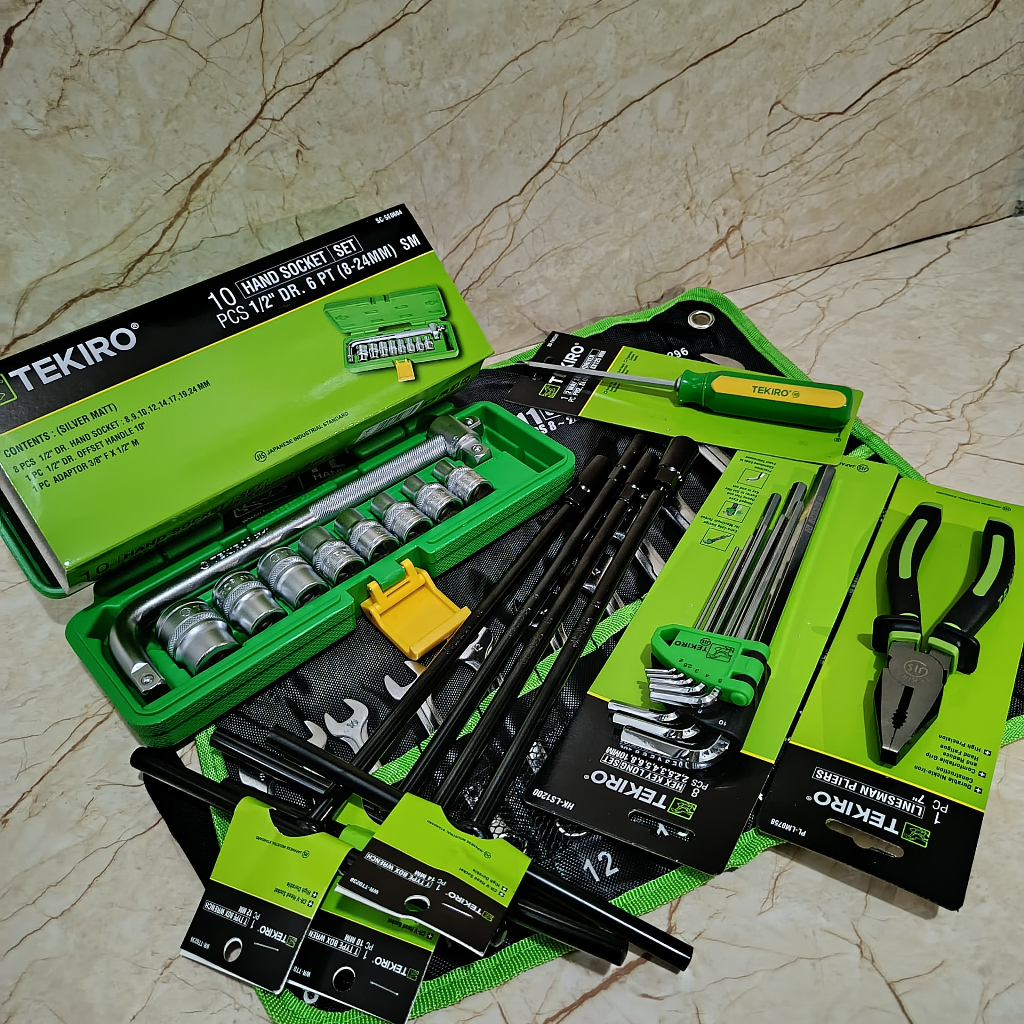 Jual PAKET LENGKAP Kunci Bengkel Tekiro Full Set Tekiro / Alat Bengkel Lengkap Tekiro / Tools ...
