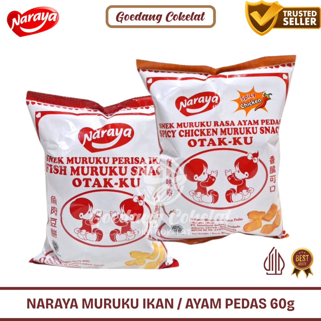 Jual Naraya Muruku Otak-Ku Otakku Maruku Fish / Snack Otak-Otak / Snek ...
